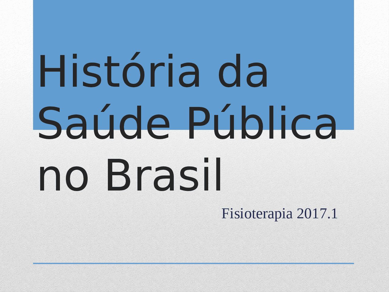 Saúde Pública No Brasil Docsity