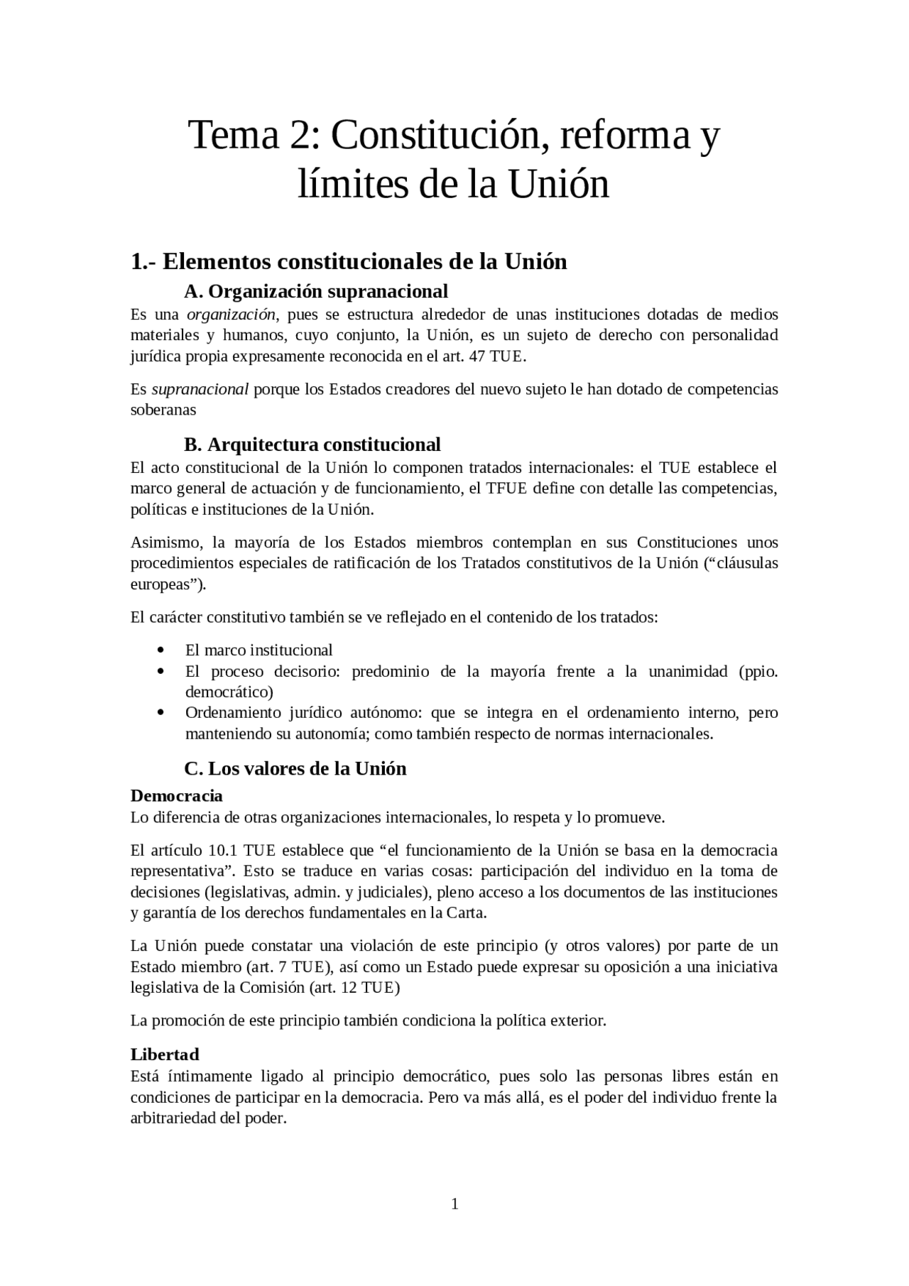 Resumen tema 2 comunitario - Docsity