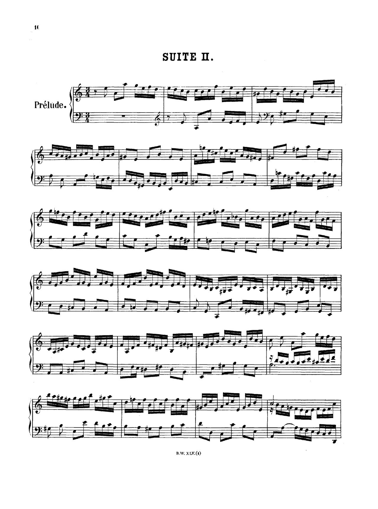 Music sheet from a famous Bach song - Docsity