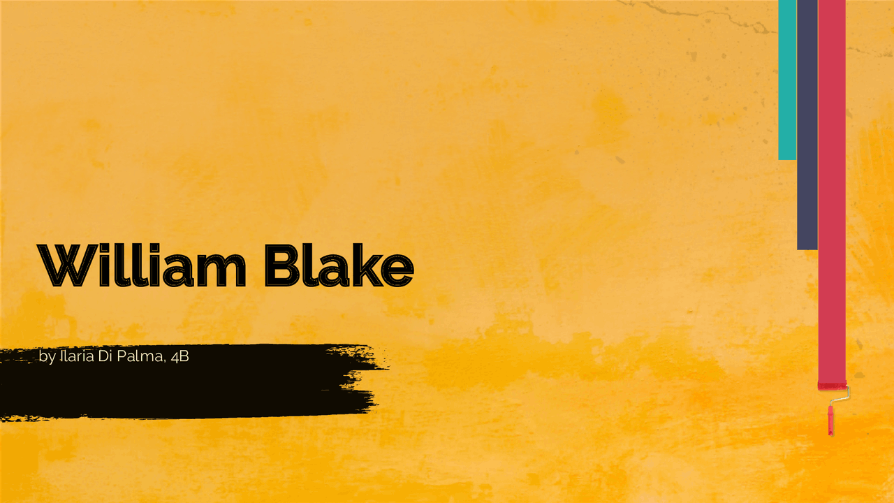 Powerpoint william blake | Slide di Inglese | Docsity