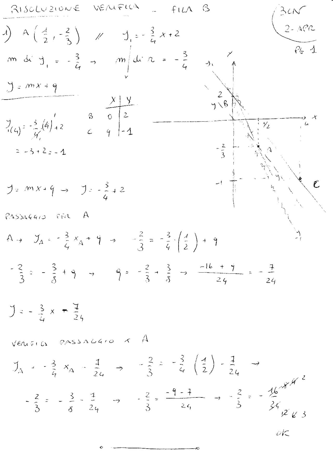 Matematica Appunti Rette Docsity
