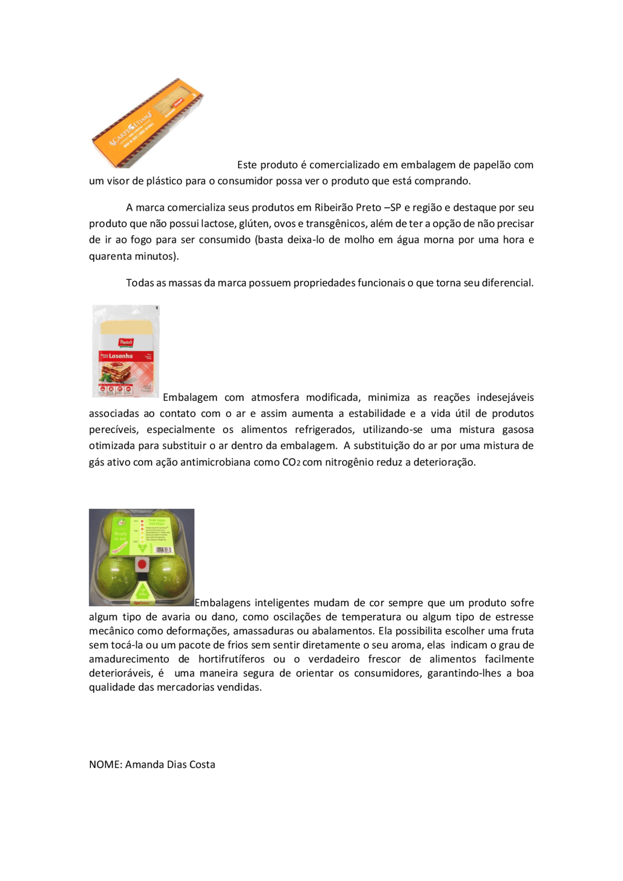 Embalagens Alimentares Docsity