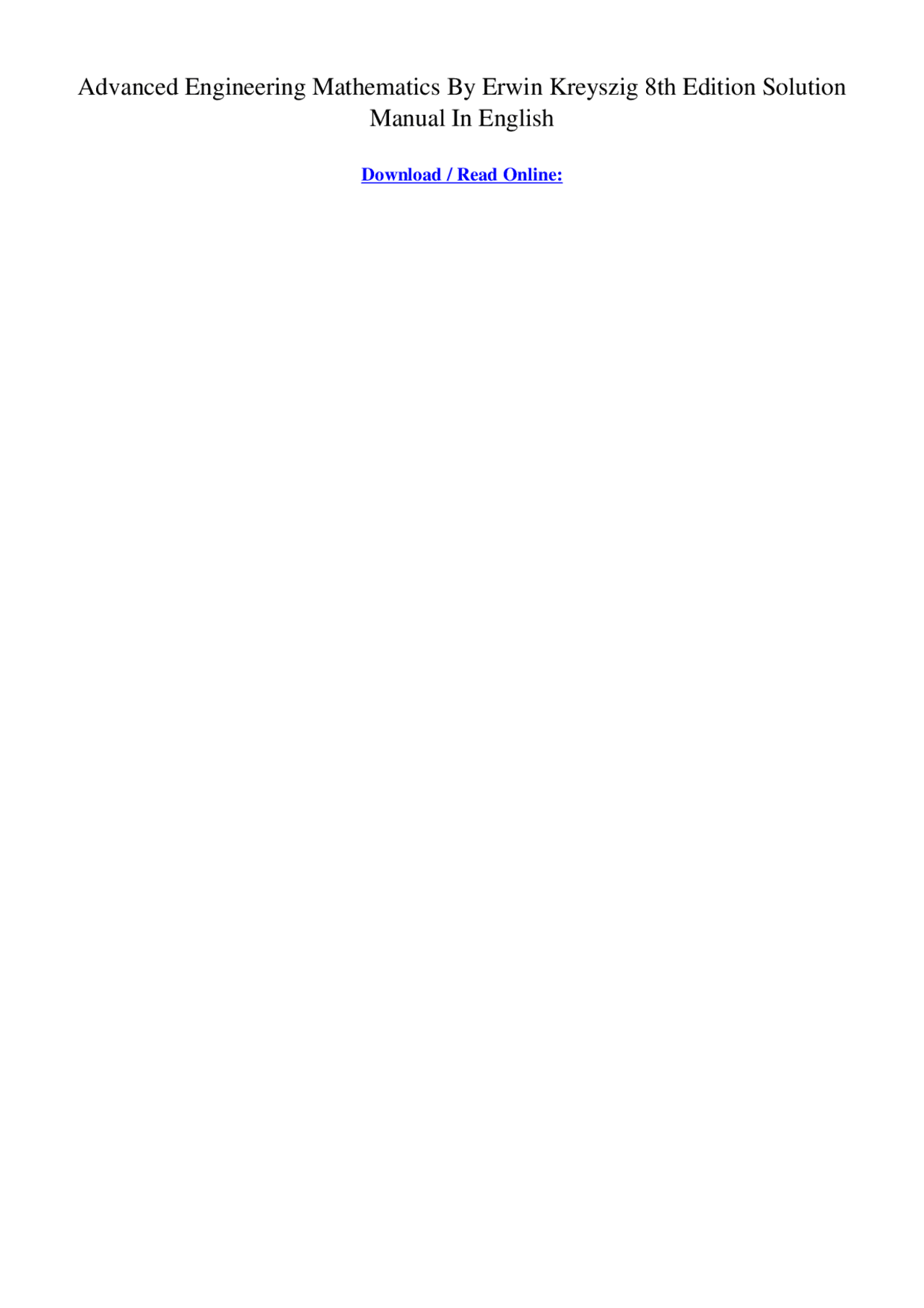 Advanced-engineering-mathematics-by-erwin-kreyszig-8th-edition-solution ...