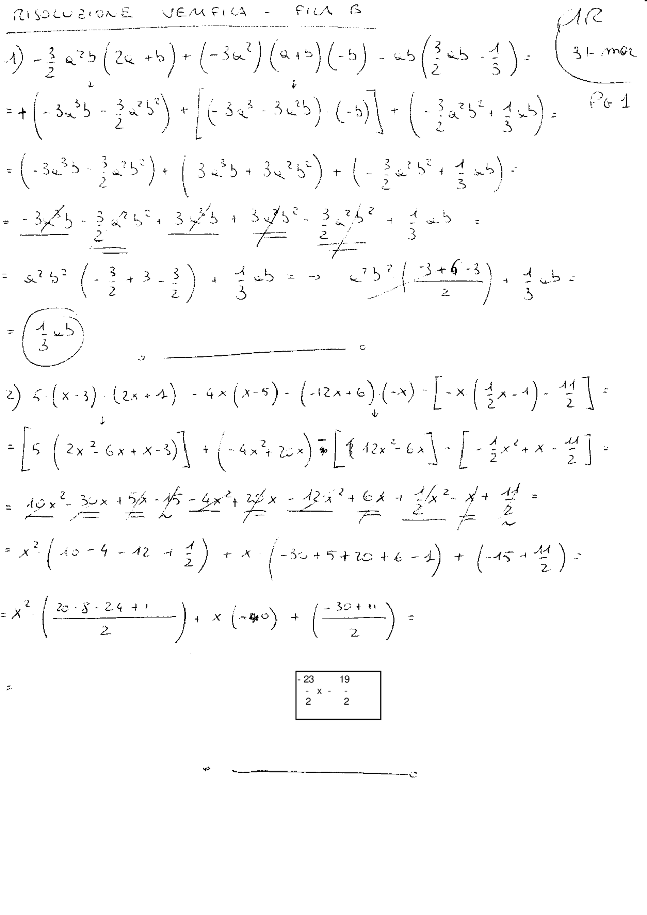 Matematica Appunti Polinomi Docsity