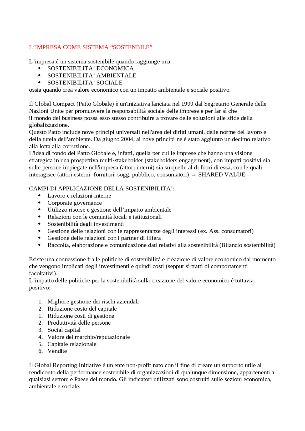 Appunti Videolezione 3 Docsity