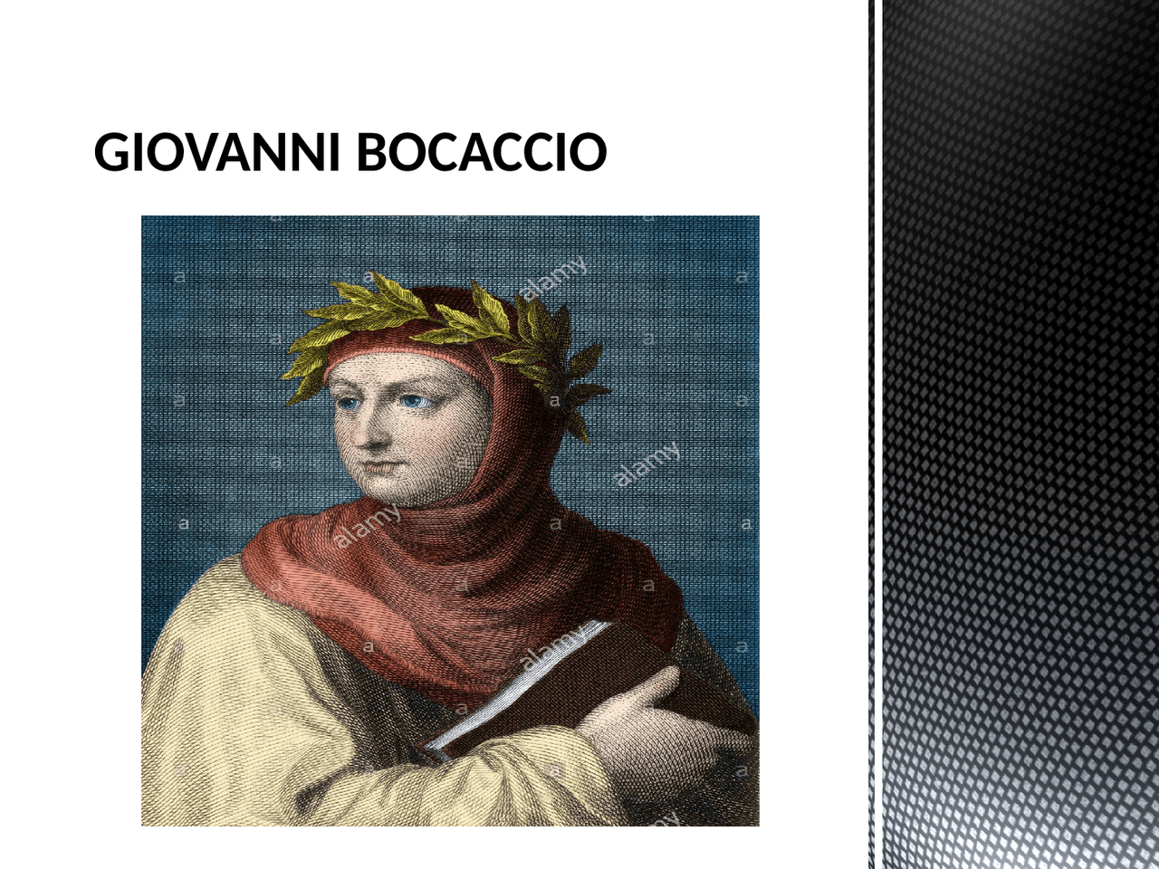 La vita di Bocaccio - Docsity