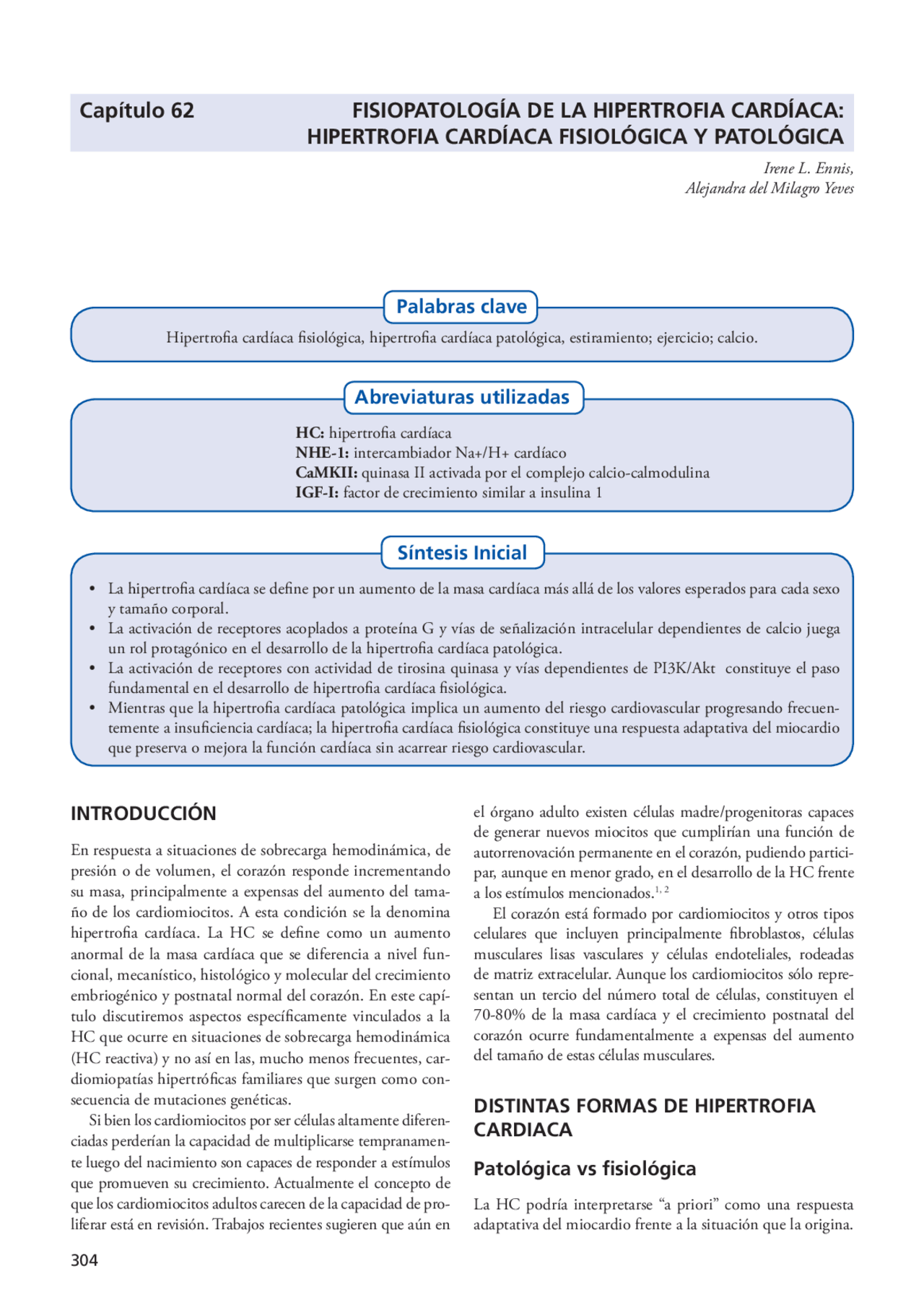 La patología general del corazón por hipertrofia - Docsity