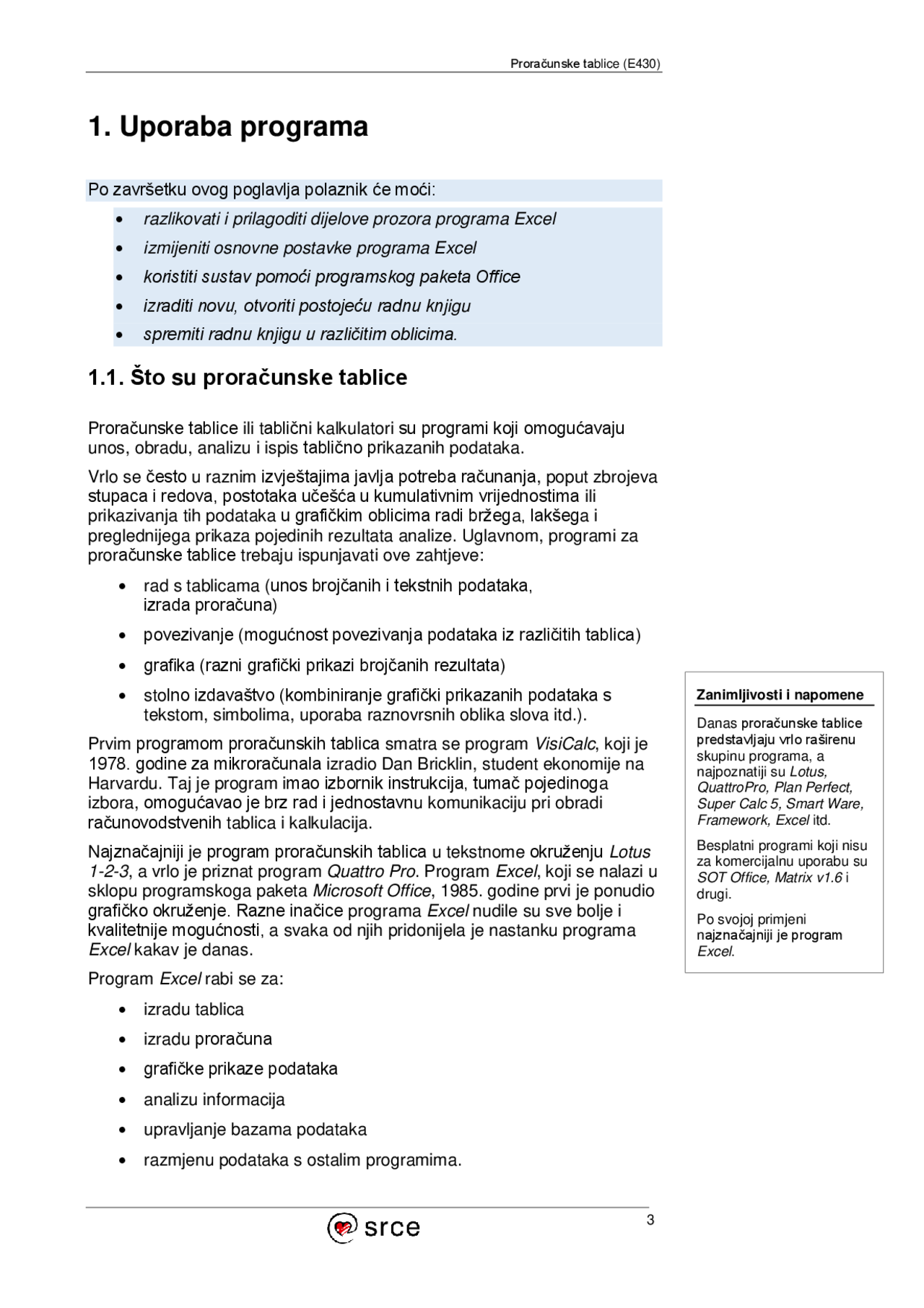 Upotreba Excela za početnike | Vodiči, Projekti, Istraživanja' predlog Poslovna informatika ...