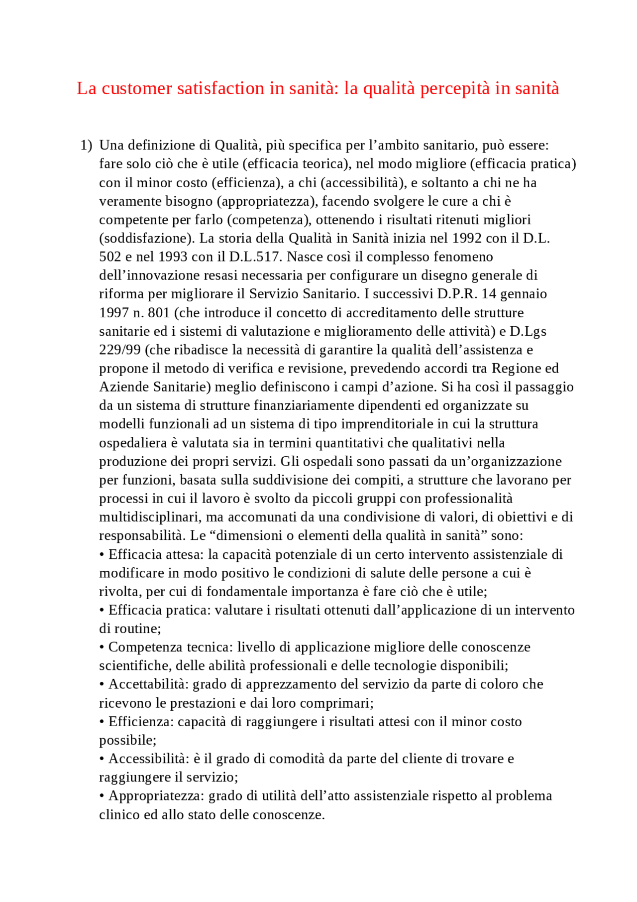 Analisi Di Metodi Di Ricerca E Quantitativi Docsity