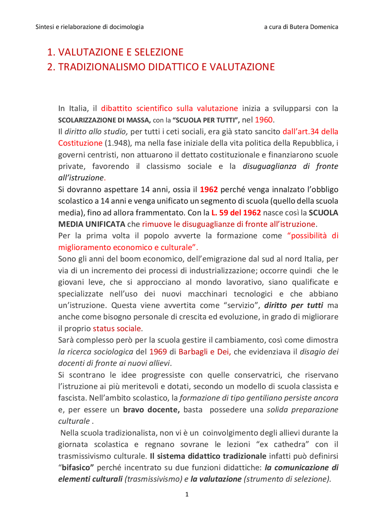 Sintesi Capitoli 1 2 Di Docimologia Unipegaso Docsity