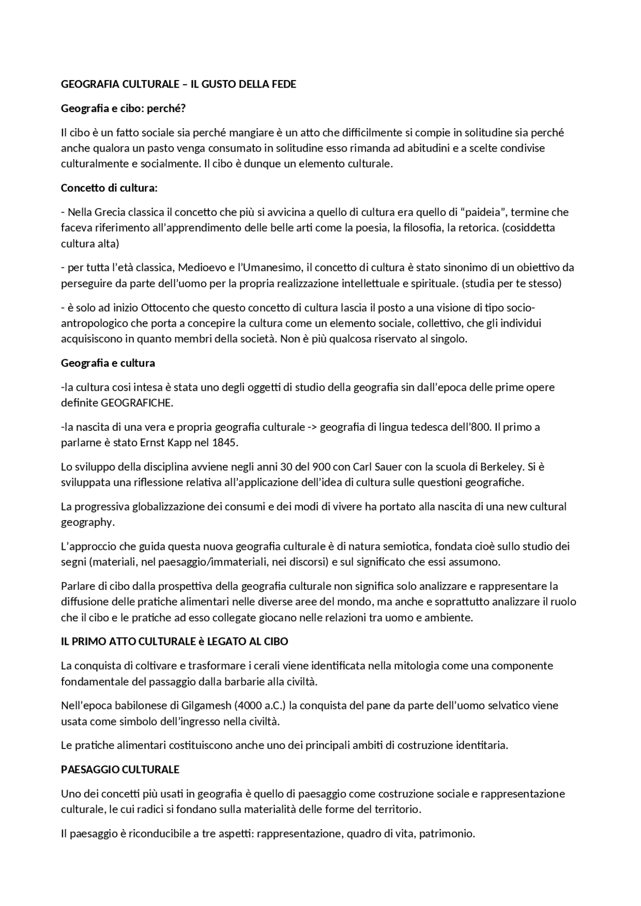 Il Gusto Della Fede Docsity