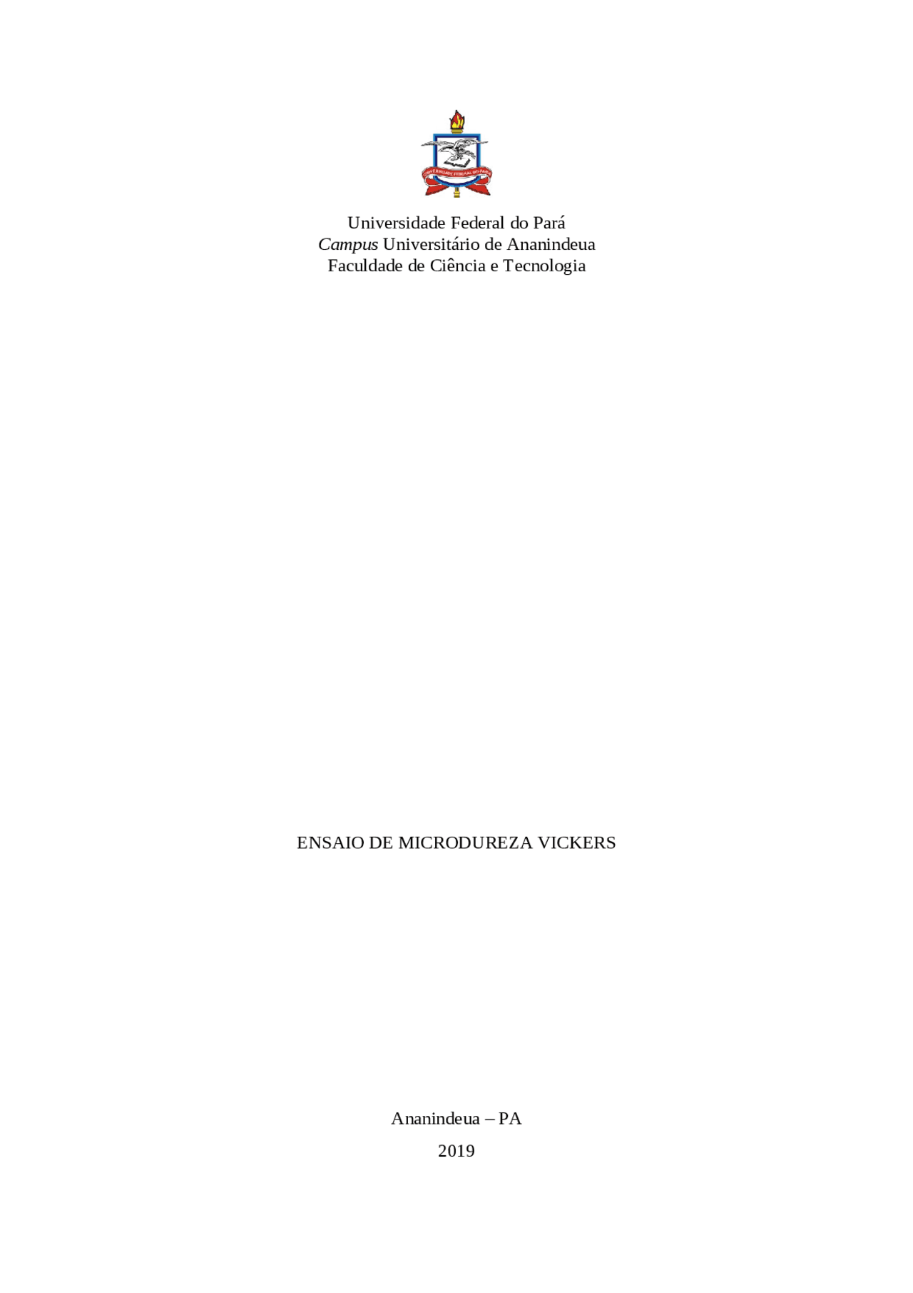 ENSAIO DE MICRODUREZA VICKERS | Trabalhos Mecânica | Docsity