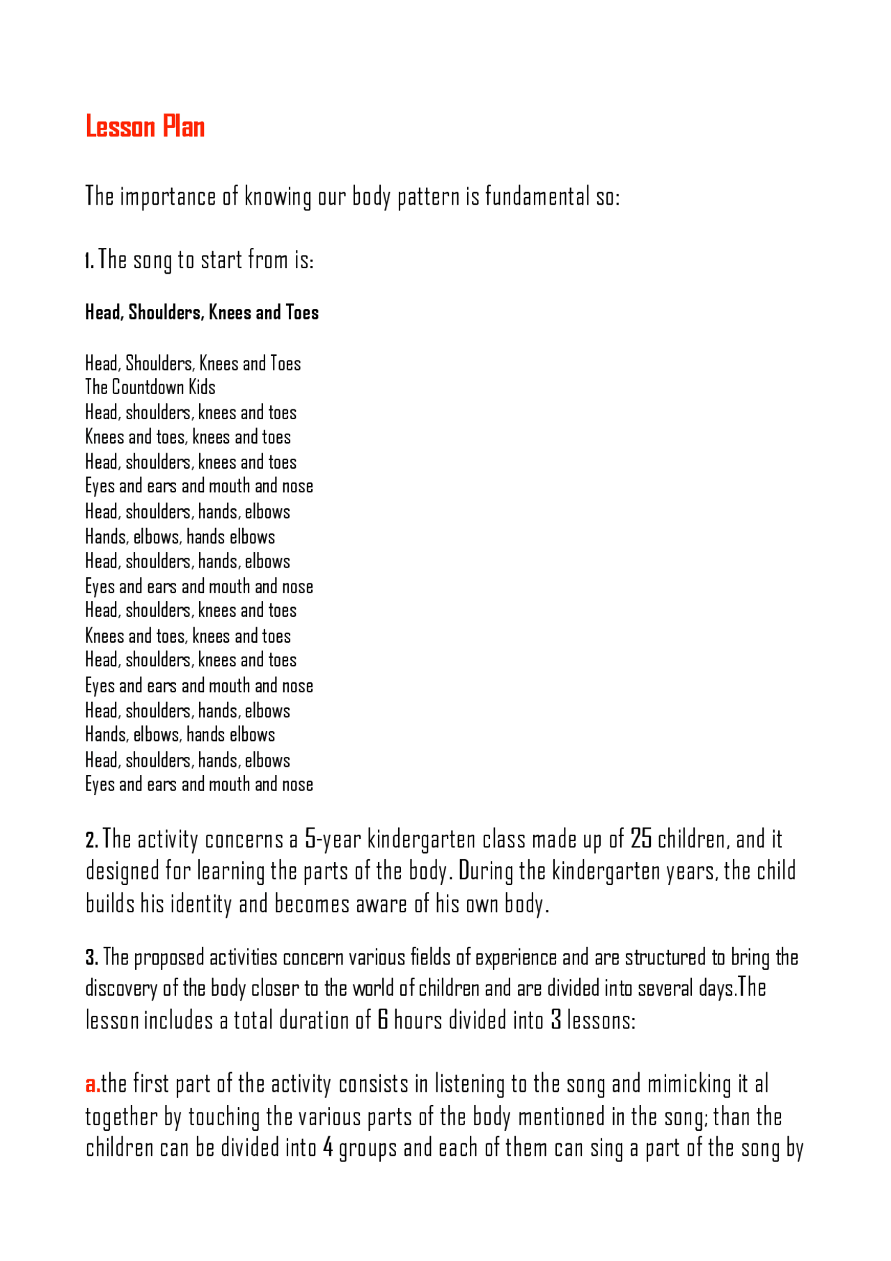 English Lesson For Childhood School Docsity english-lesson-for-childhood-school-docsity