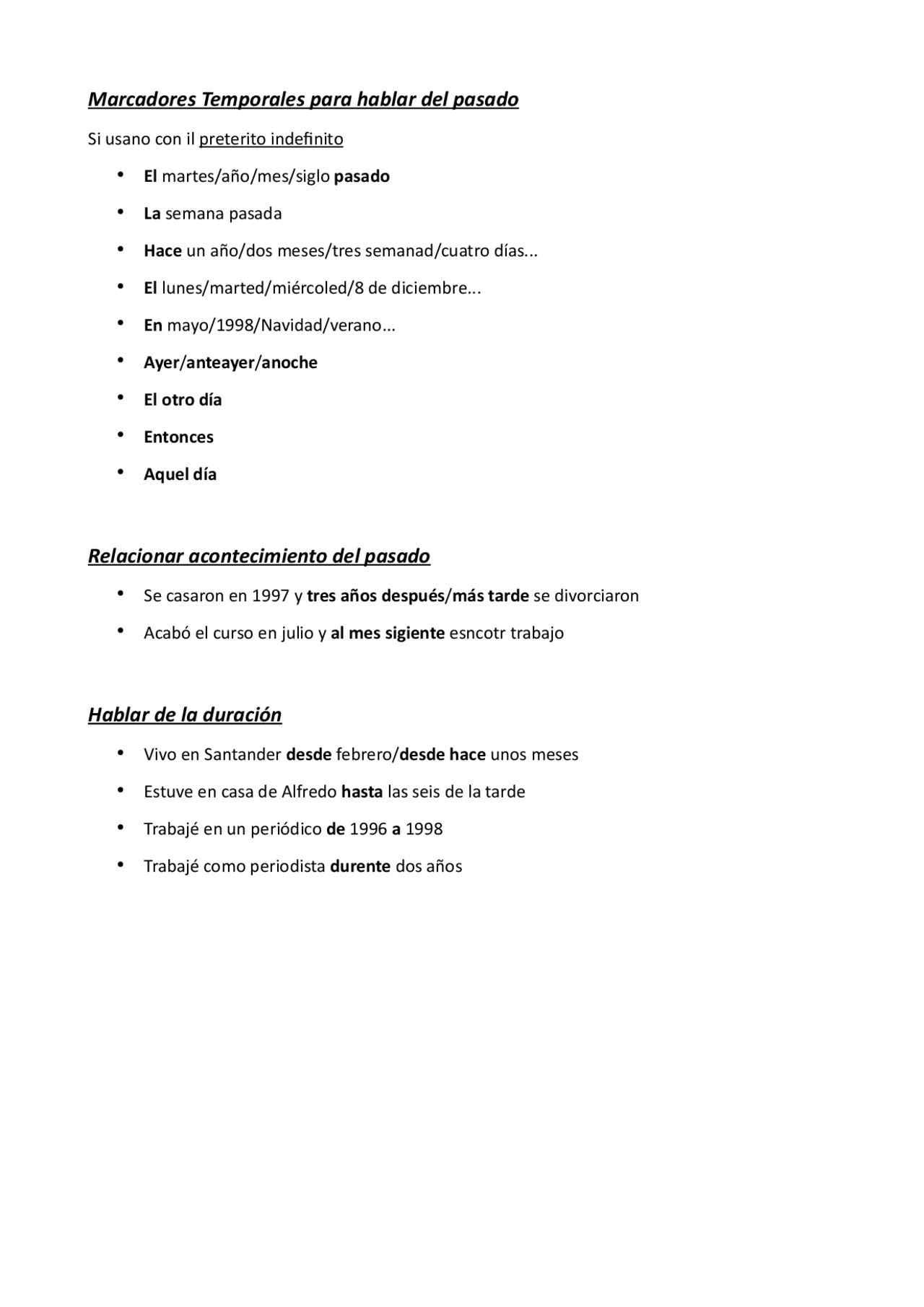 Grammatica Spagnola Docsity