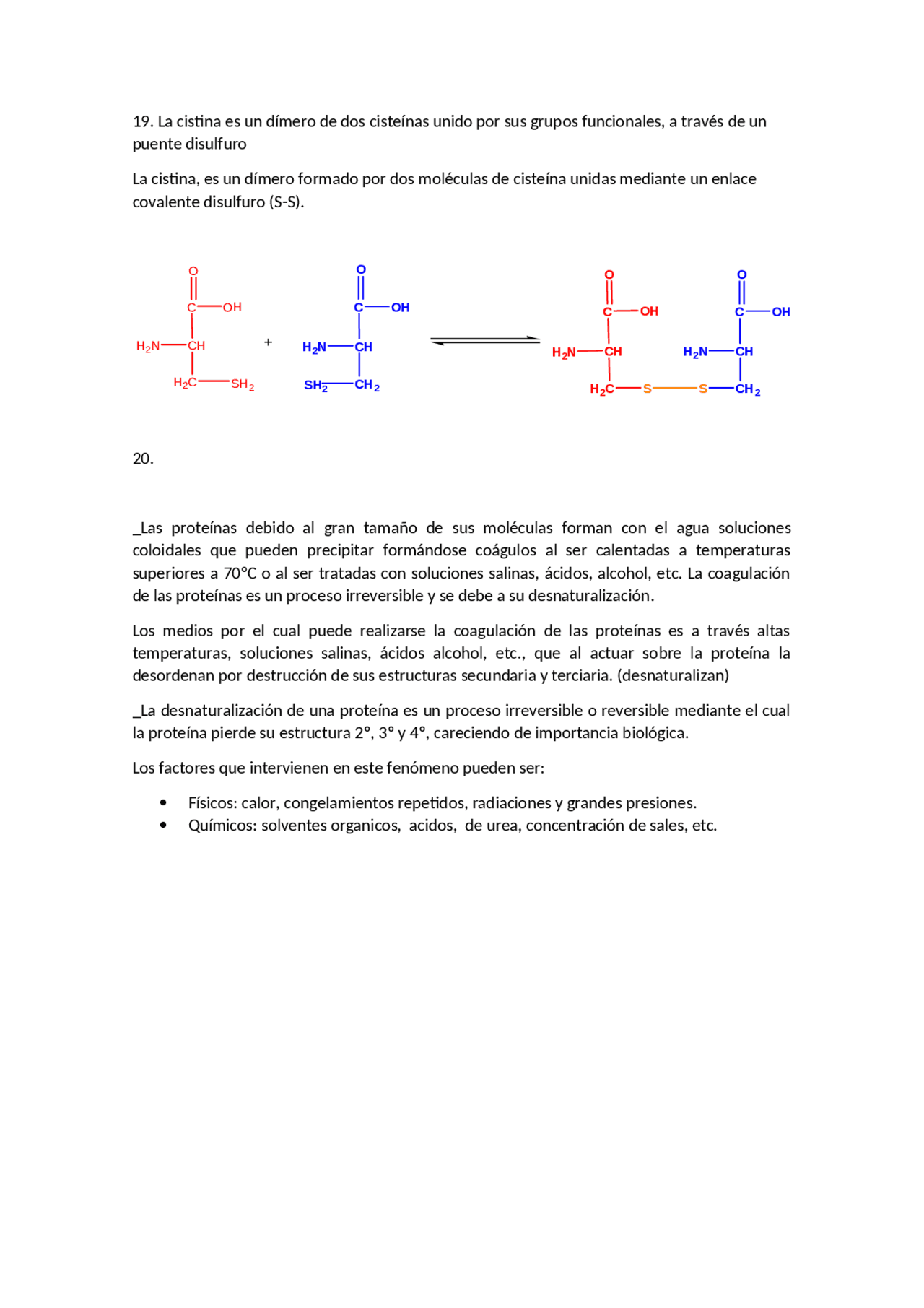 Proteinas Estructura Docsity
