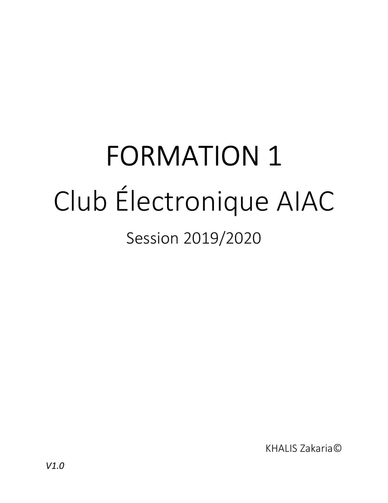 Formation ARDUINO initiation - Docsity