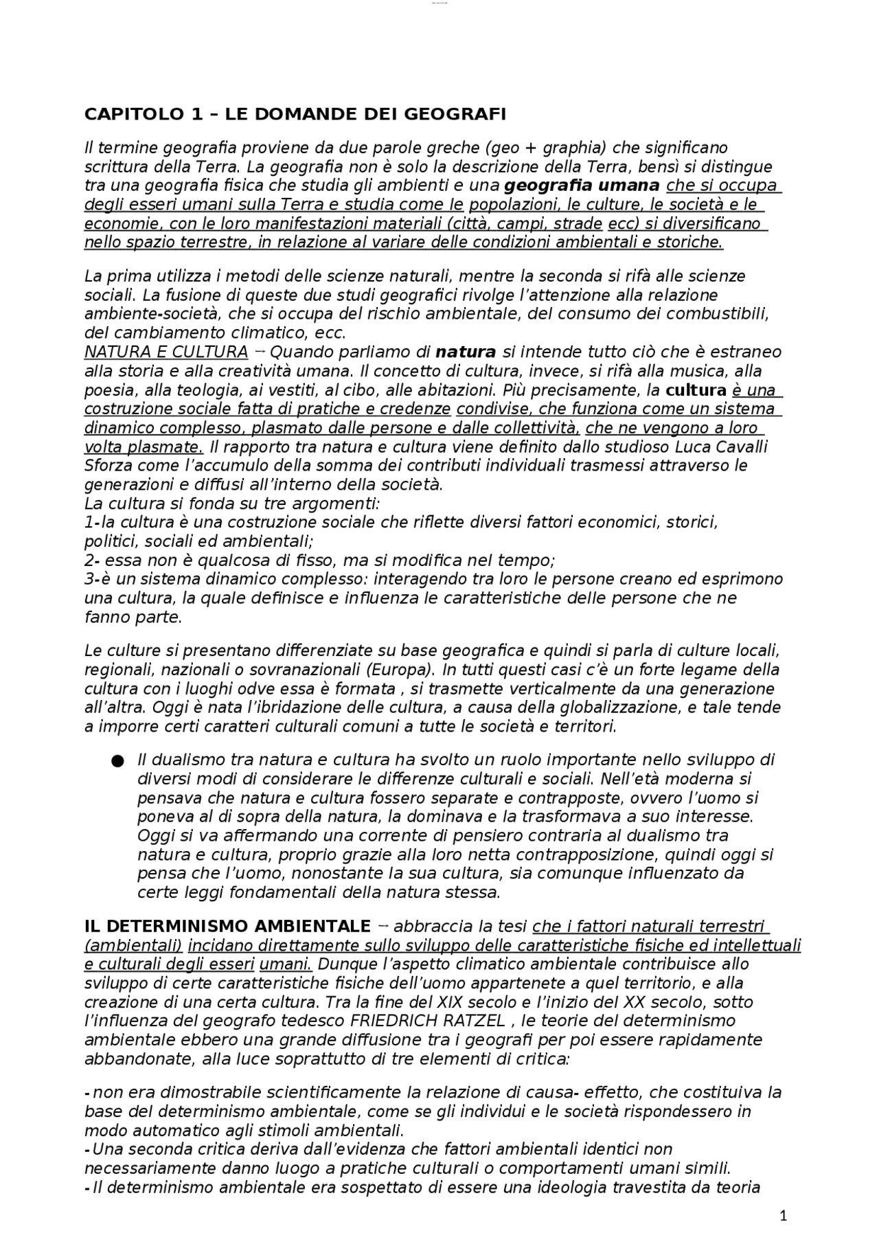Geografia Umana Un Approccio Visuale Greiner Docsity
