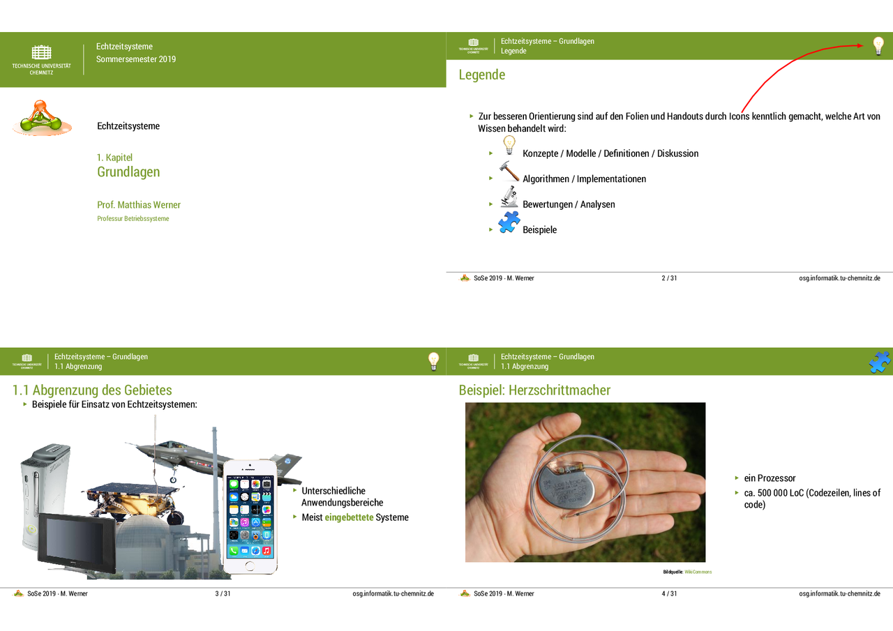 Echtzeitsysteme SS 2019 Prof. Werner - Docsity