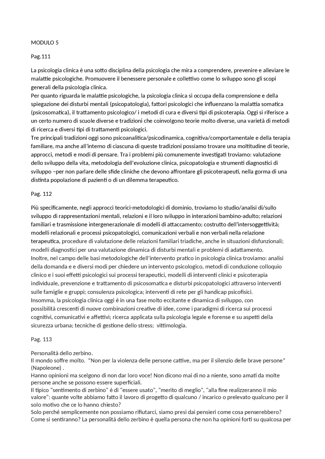 Modulo 5 Inglese Traduzione Docsity
