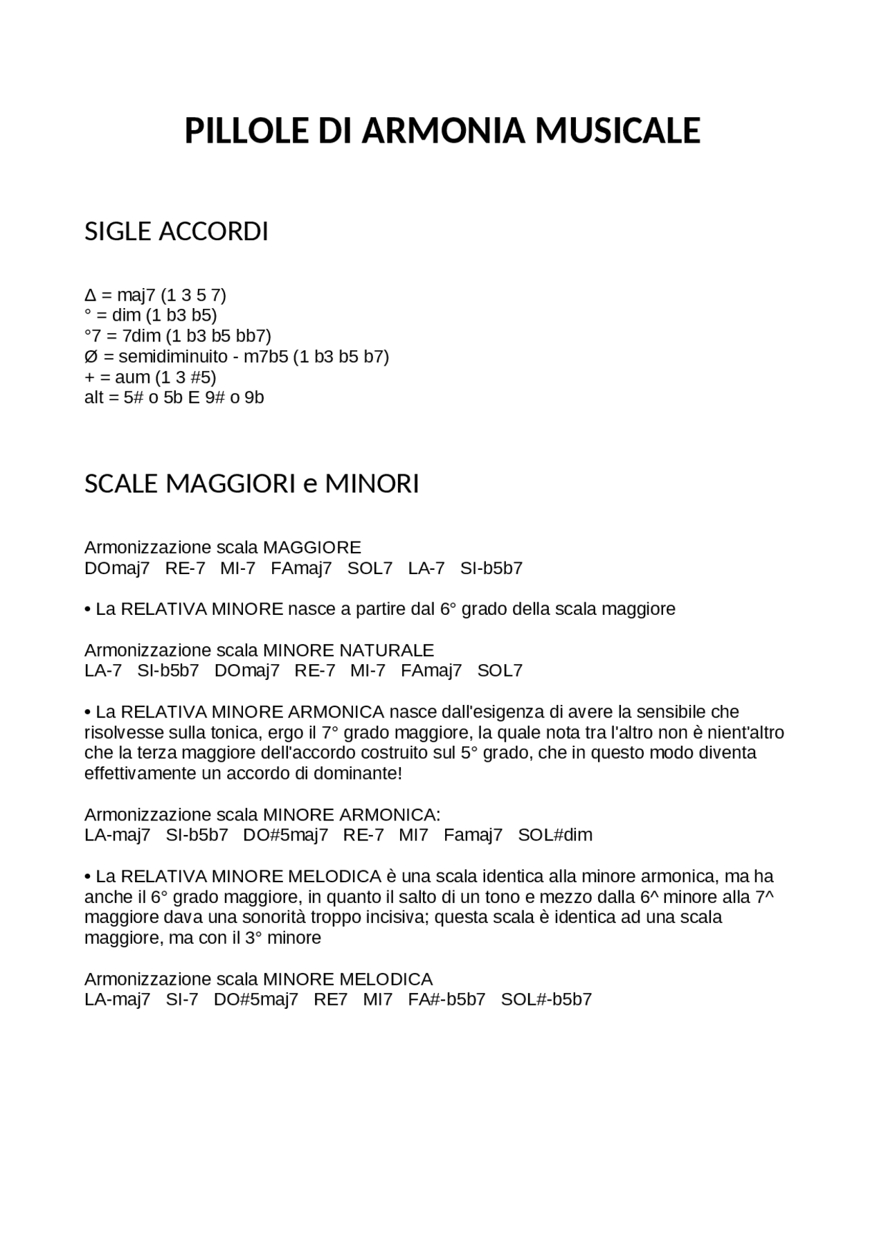 Accordo Di Re Maggiore