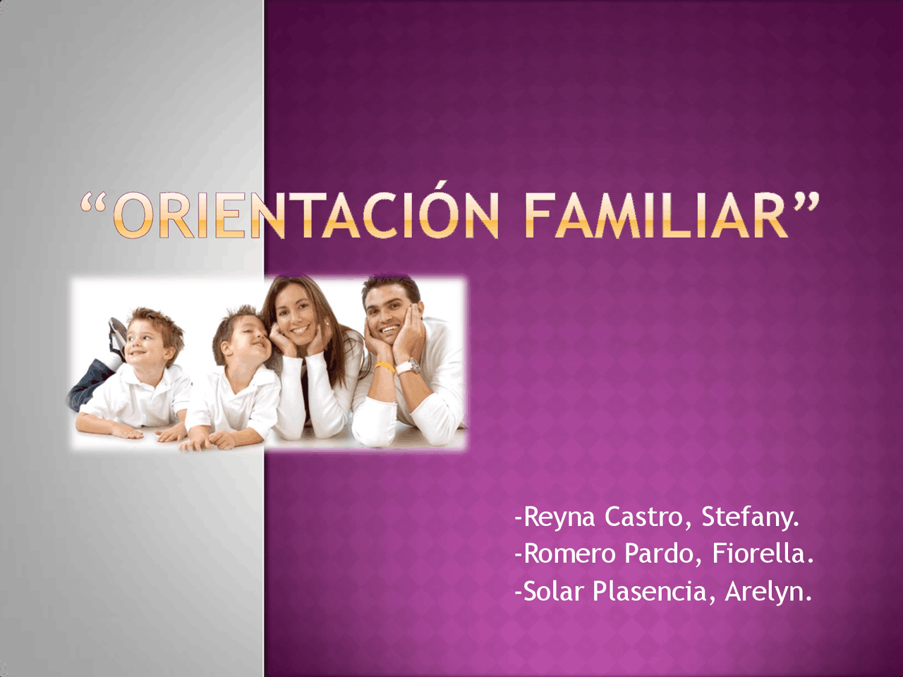 Orientación familiar - Docsity