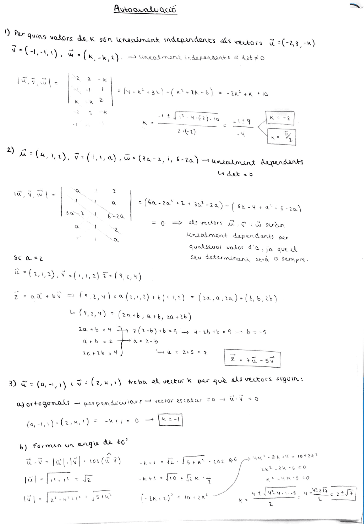 Matrices i sistemas | Ejercicios de Matemáticas | Docsity
