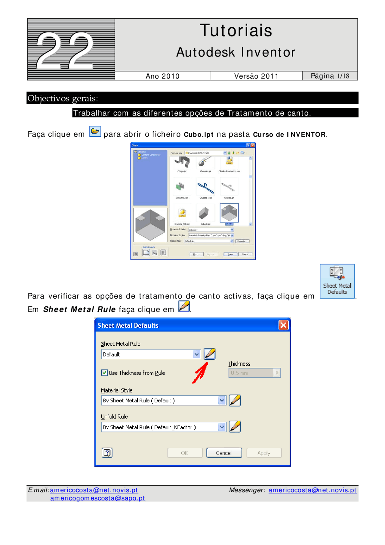 Sheet Metal Em Autodesk Inventor Docsity
