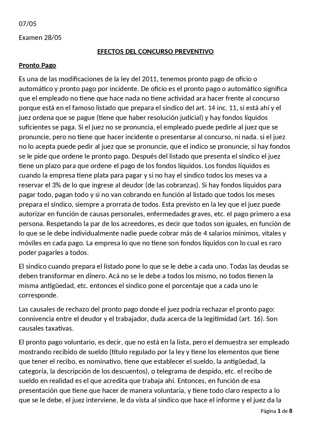 1° Parcial Comercial Ii Docsity
