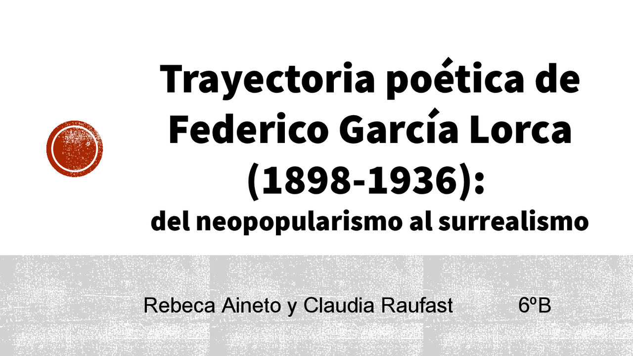 Federico Garcia Lorca Docsity