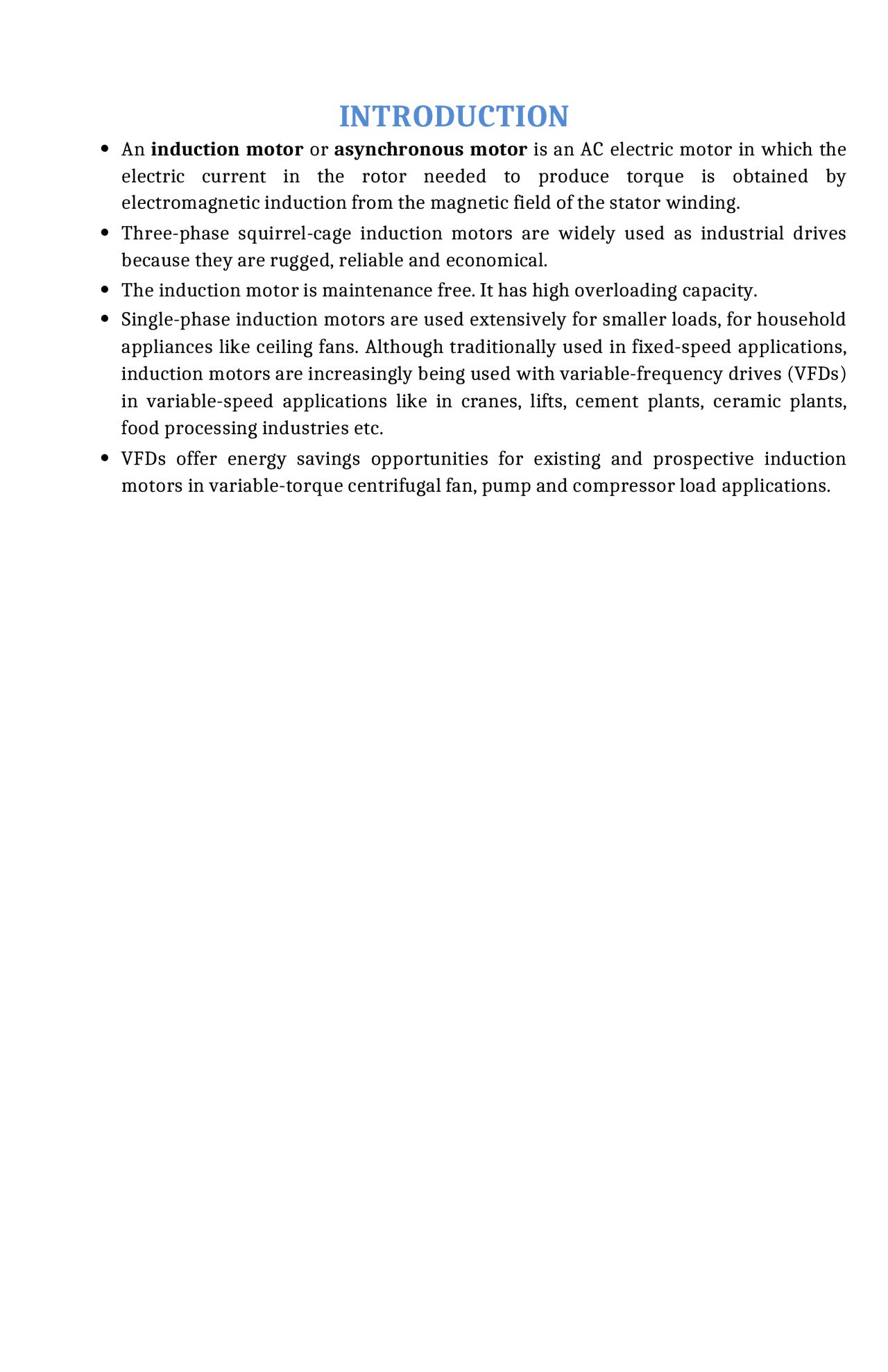 Induction Motor Lecture Notes Docsity