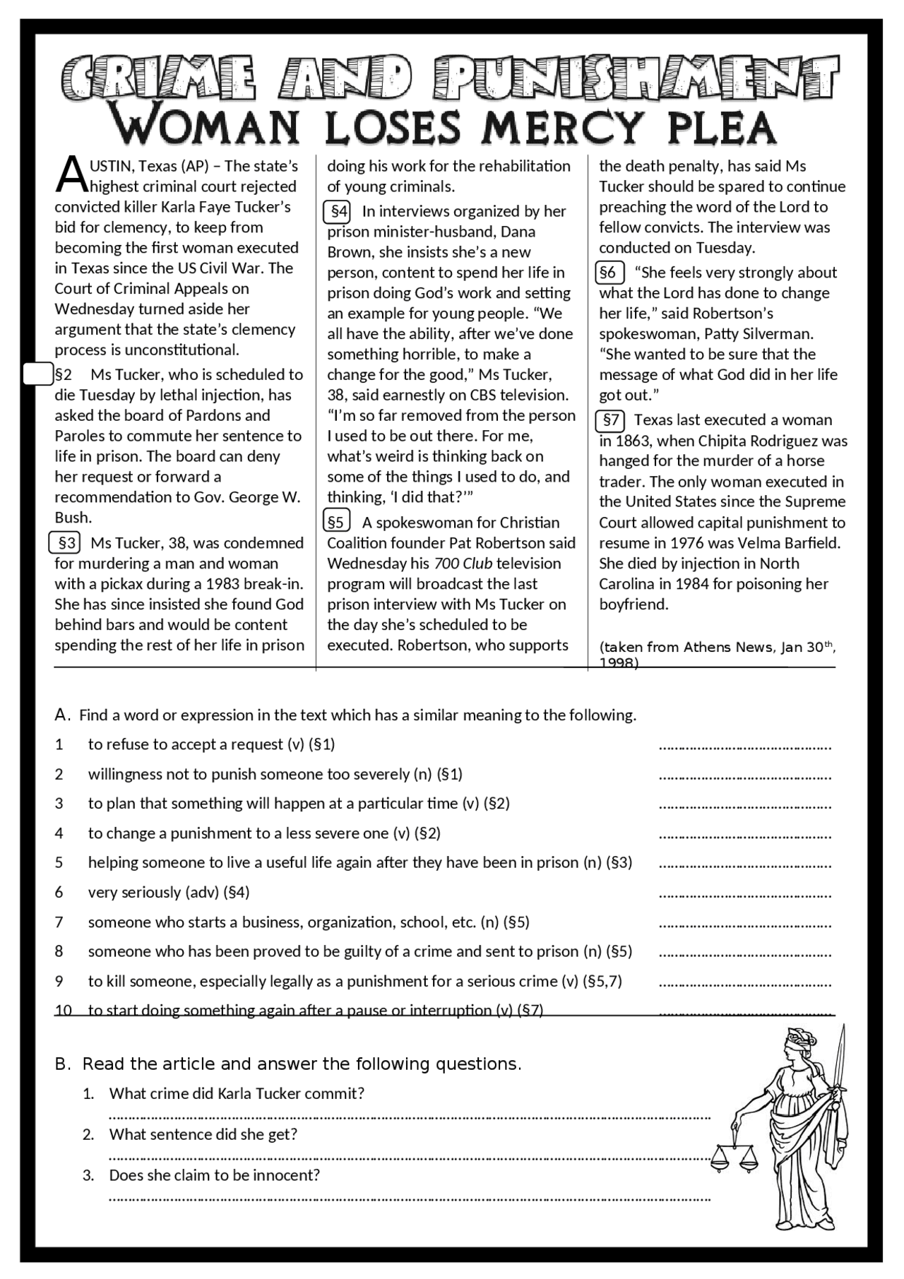 English Advanced Reading Comprehension Docsity