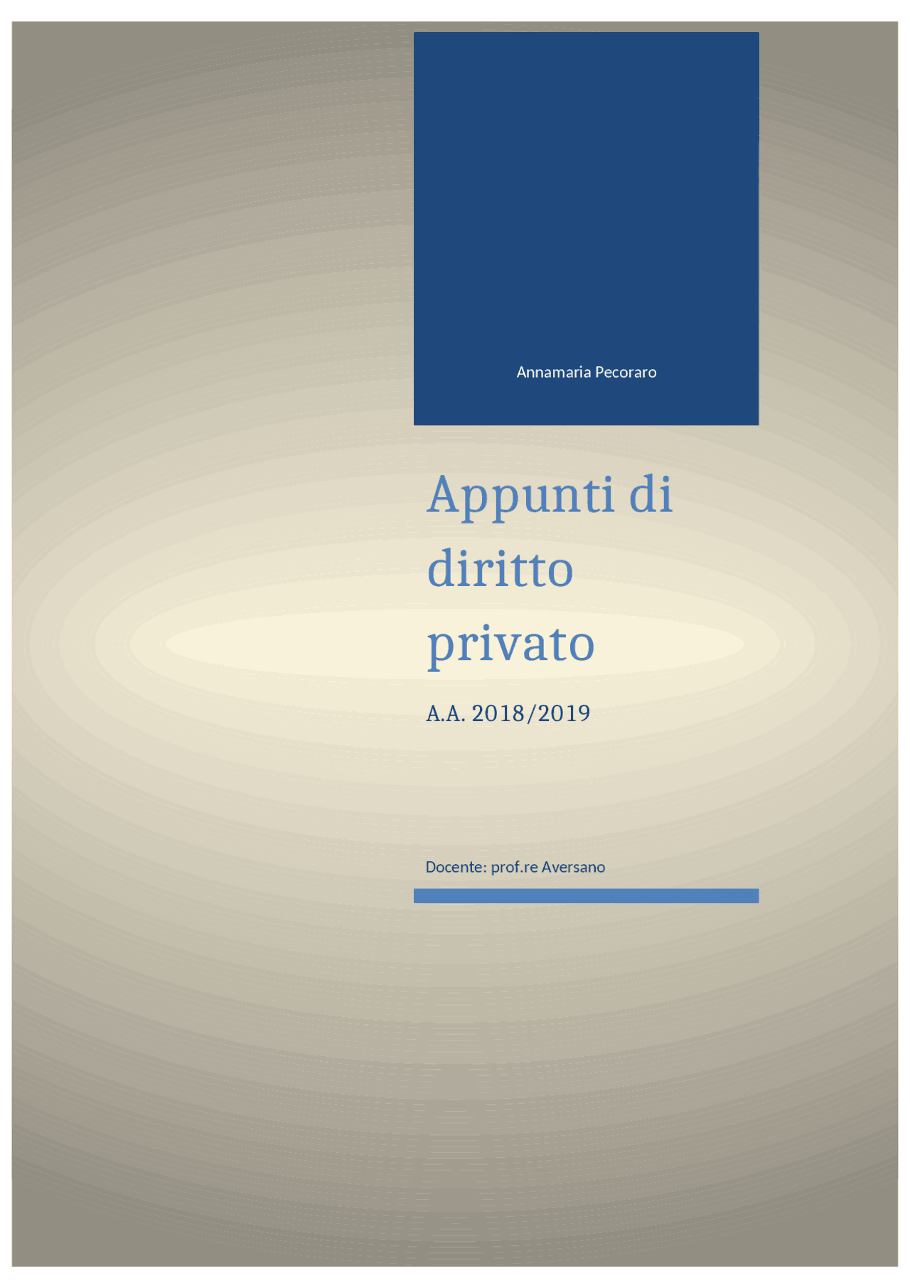 Appunti Di Diritto Privato Ingegneria Gestionale Unisa Docsity
