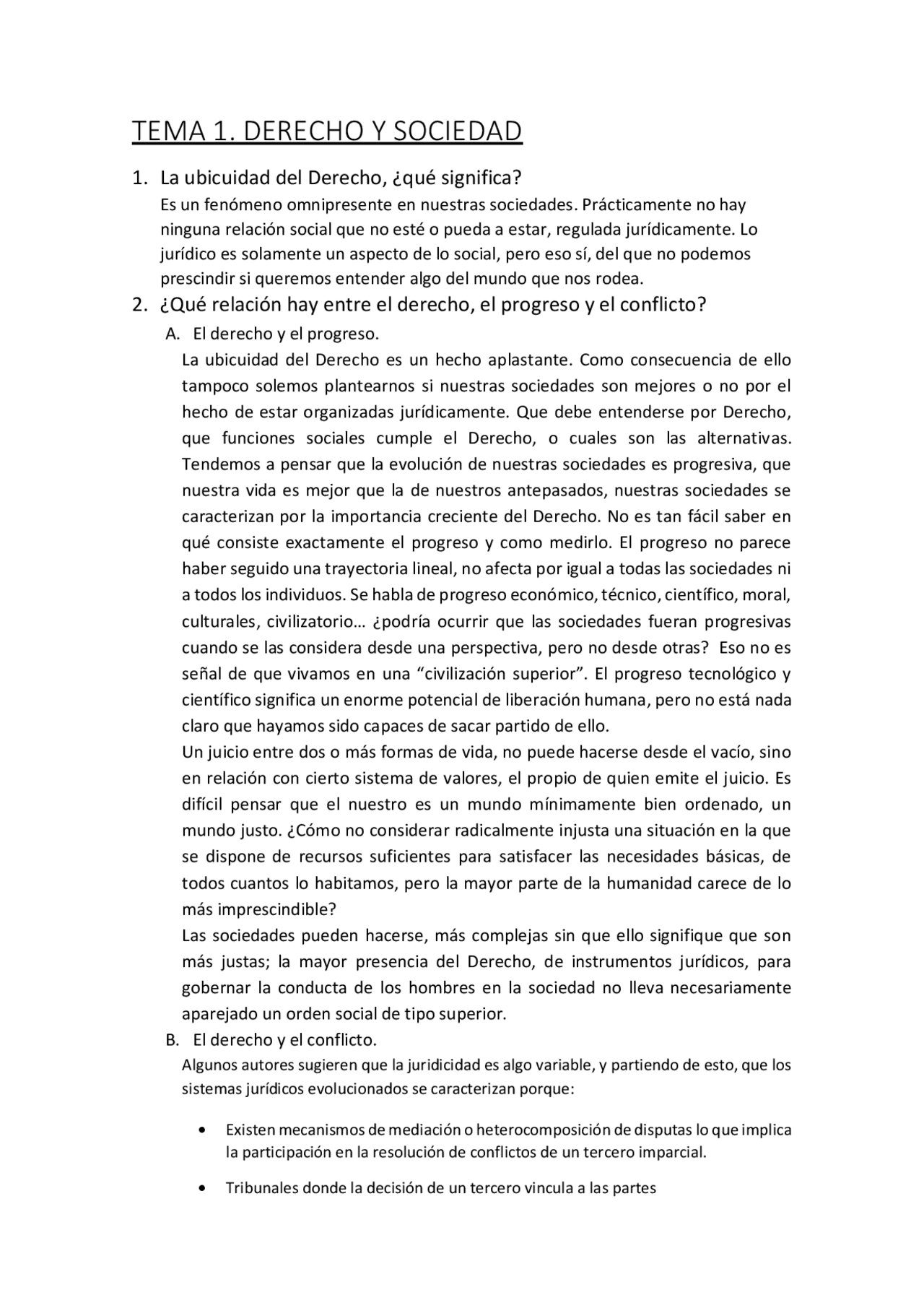 Apuntes De Teoria Del Derecho Docsity