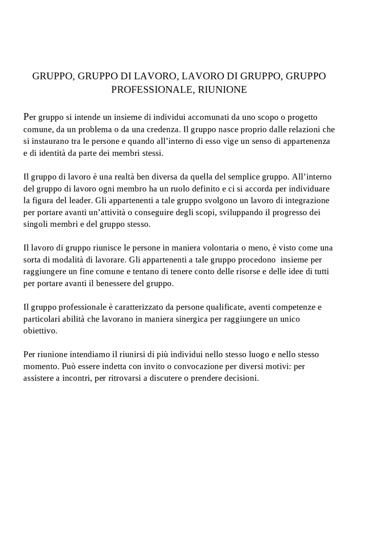 Metodi E Tecniche Del Servizio Sociale Docsity