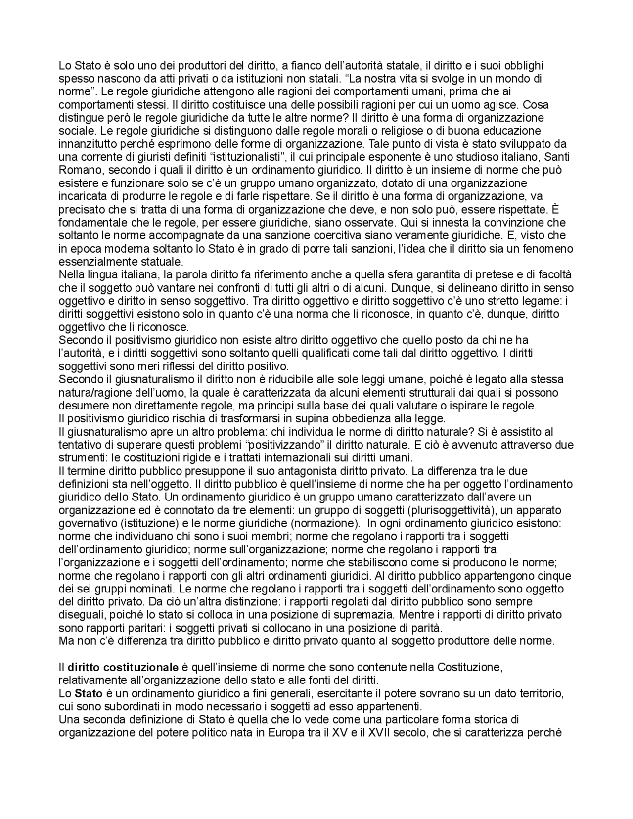 Esame Istituzioni Di Diritto Pubblico Docsity
