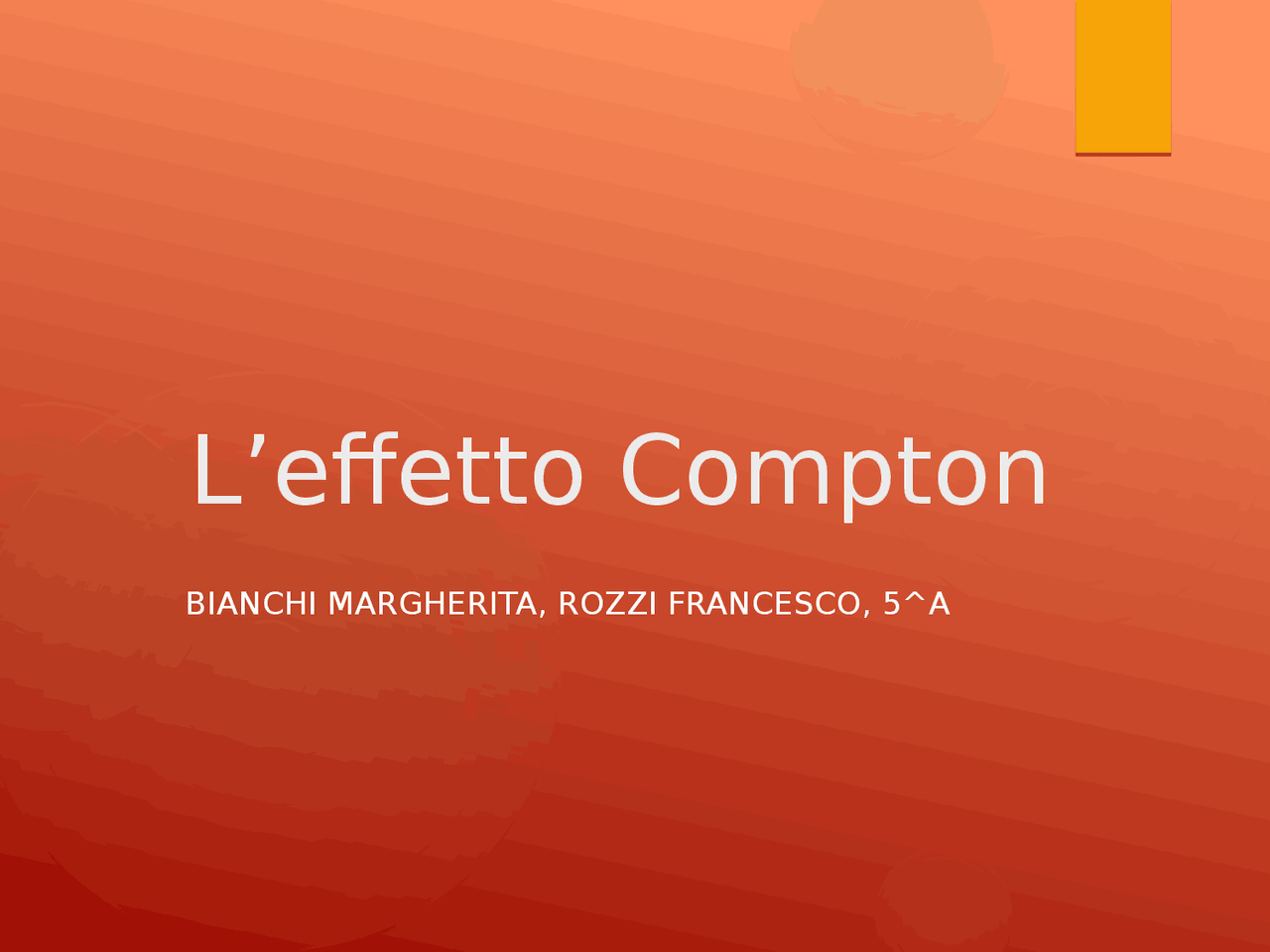 L'effetto Compton: esperimento e considerazioni - Docsity