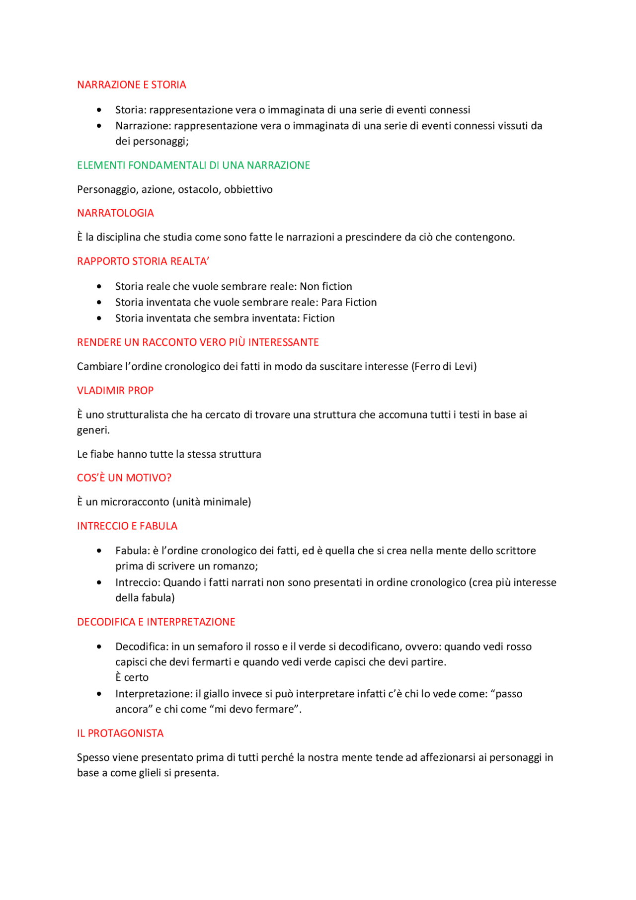 Storytelling E Pubblicità Docsity