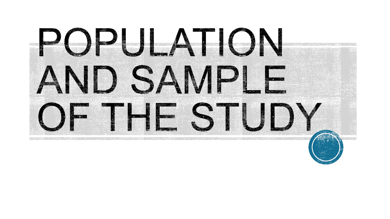 Lesson: Random sampling - Docsity