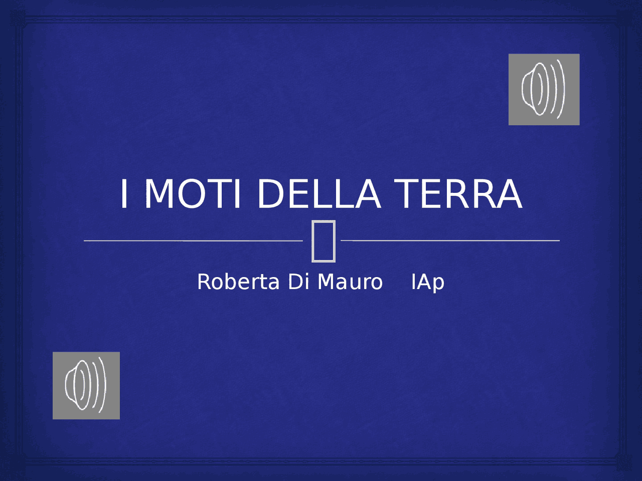 I Moti Della Terra Docsity