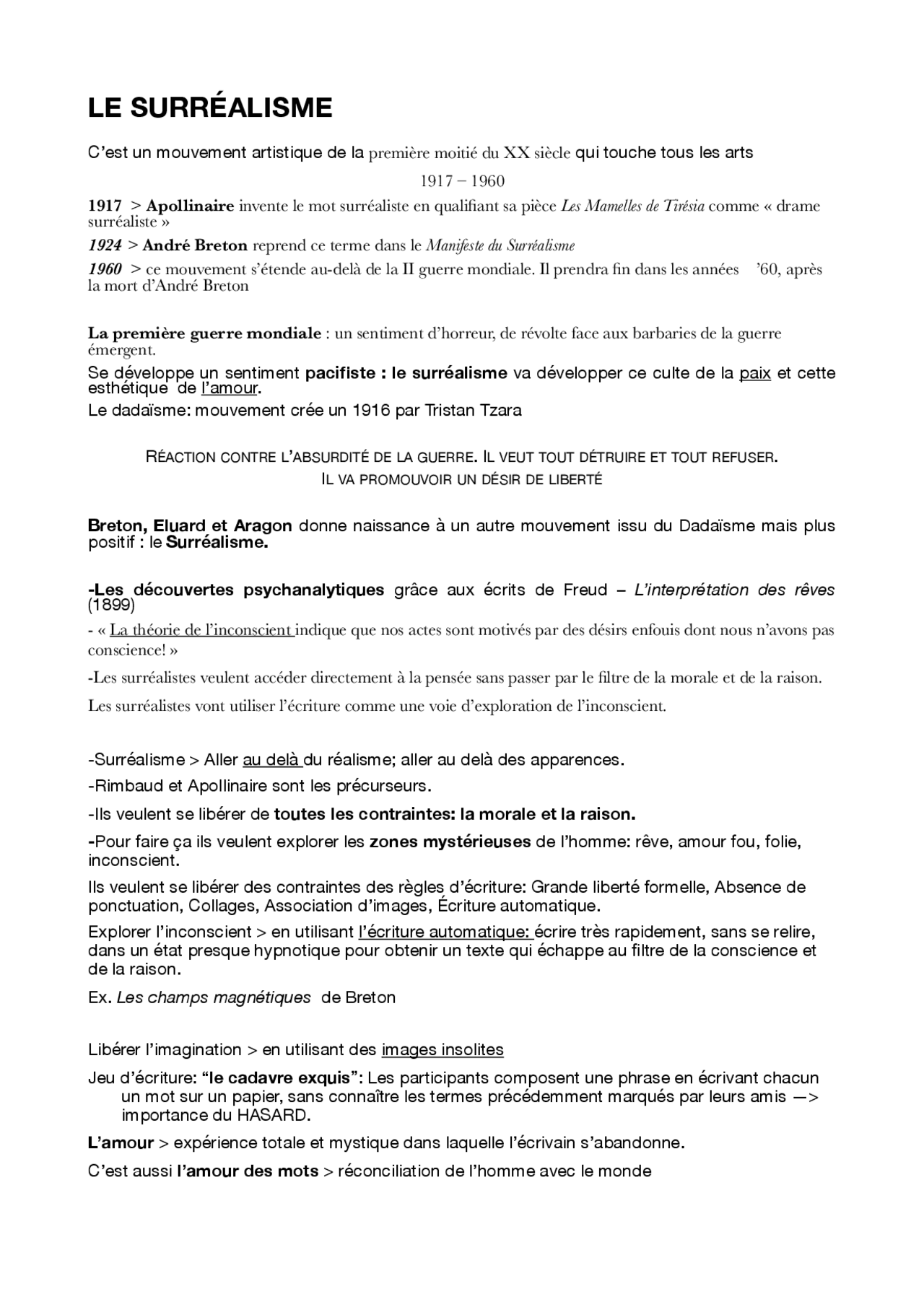 Surrealismo Docsity