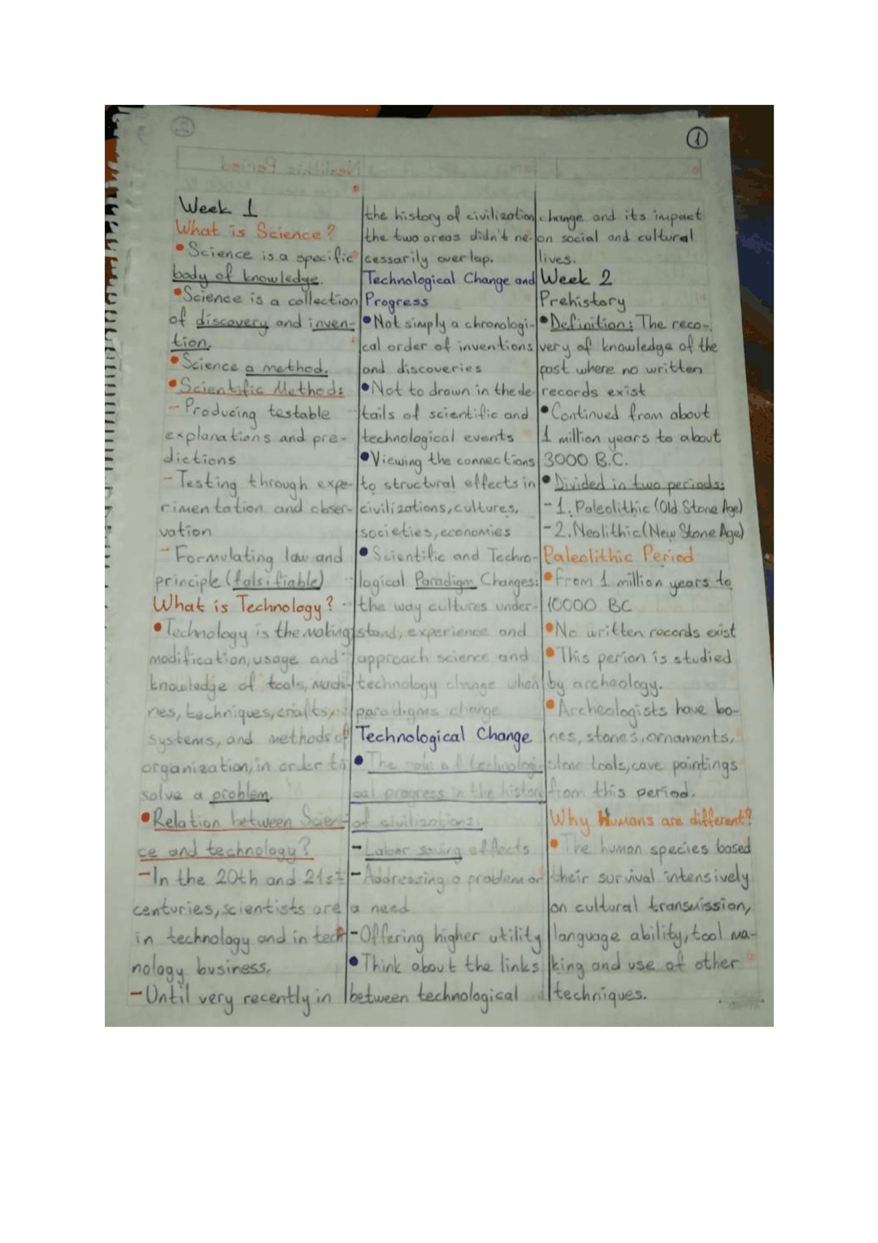 History Of Science Note History Of Science Note Docsity