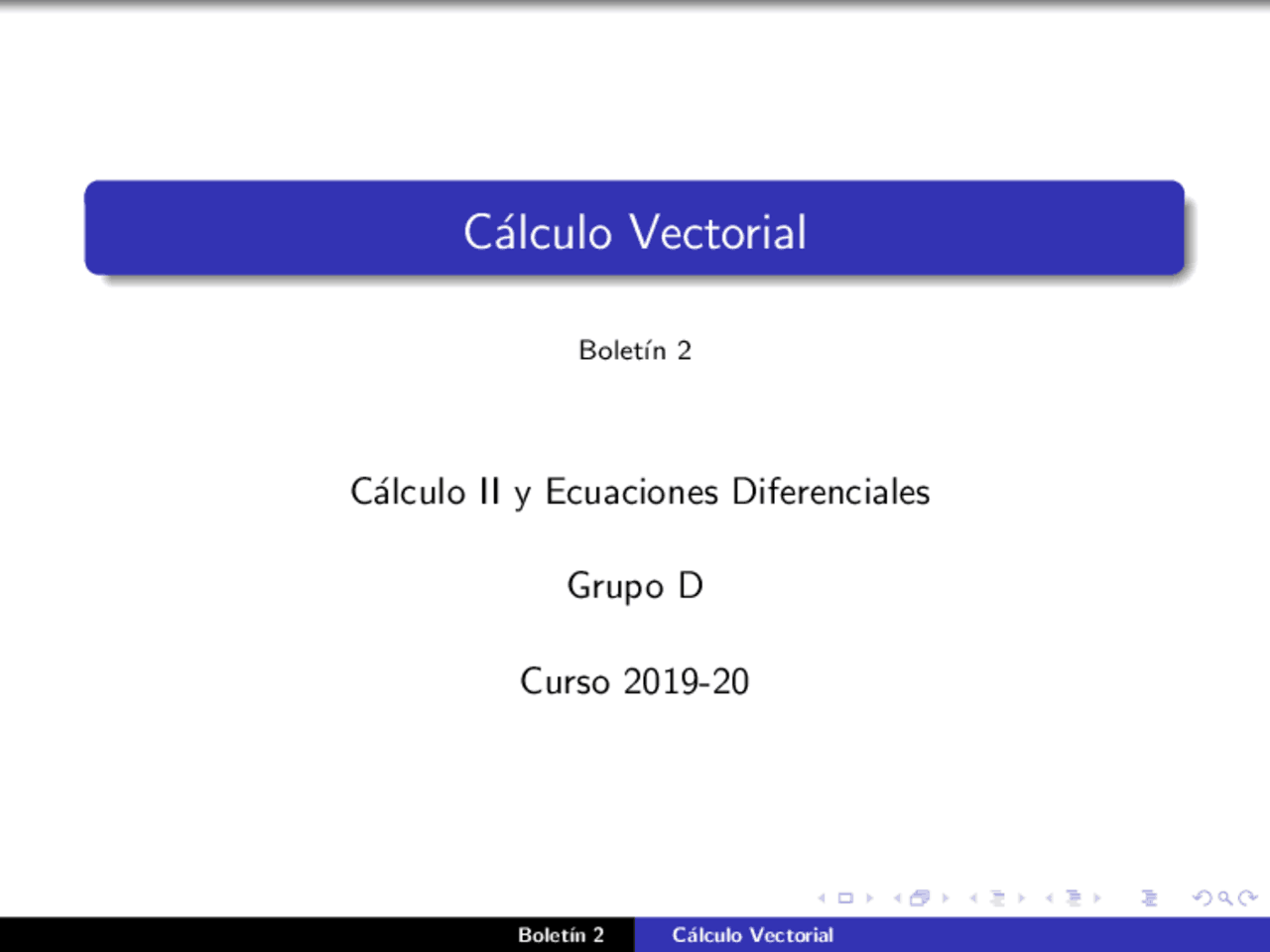Problemas calculo II. - Docsity