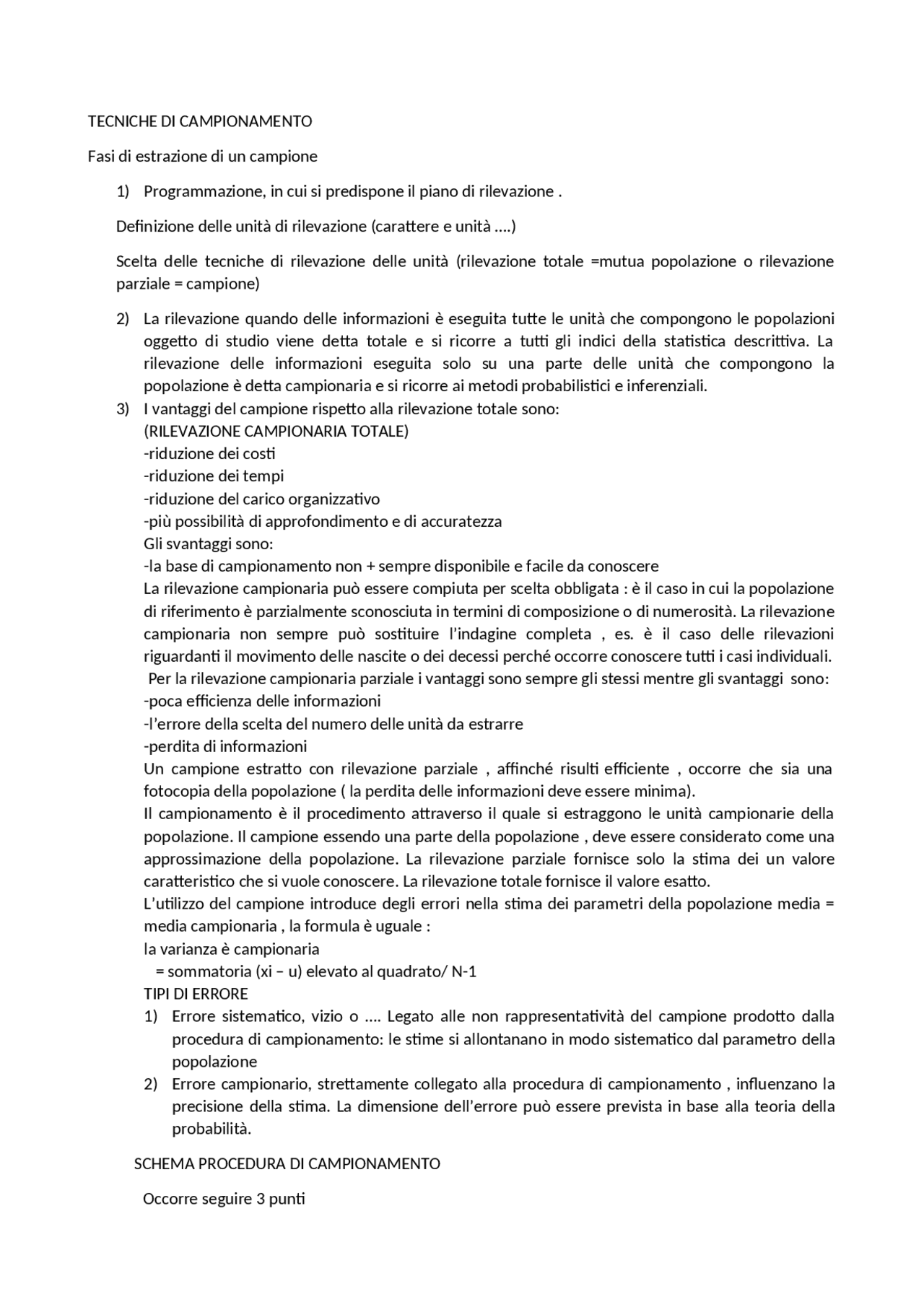 Appunti Statistica Matematica Docsity