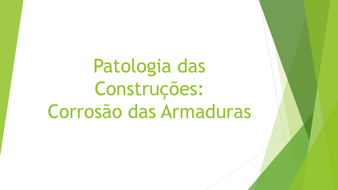 Corrosão Das Armaduras Docsity