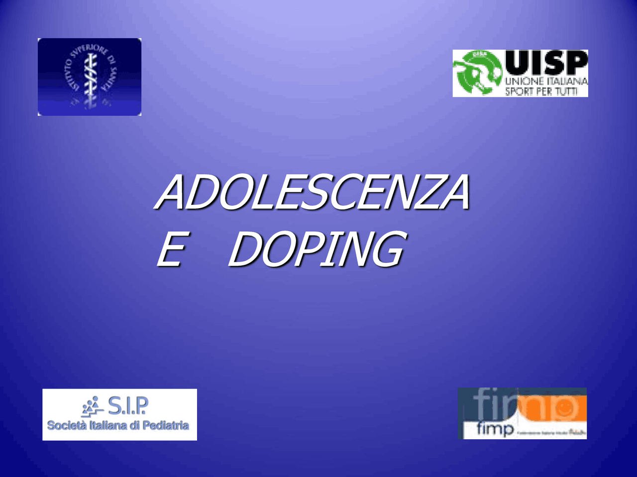 Il doping e l'adolescenza - Docsity