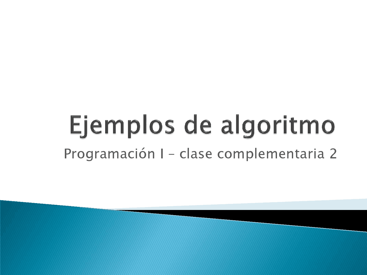Algoritmos Ejercicios Apuntes De Algoritmos Y Programación Docsity