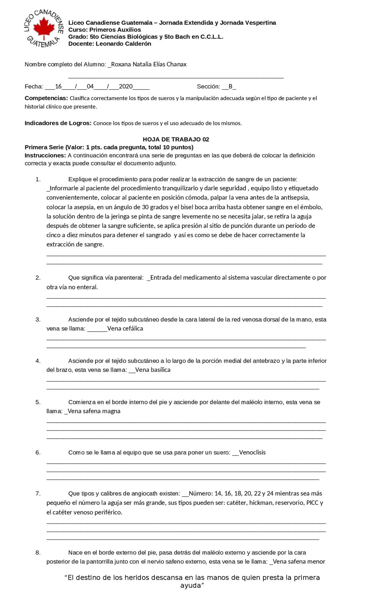 Hipodermia primeros auxilios | Guías, Proyectos, Investigaciones de ...