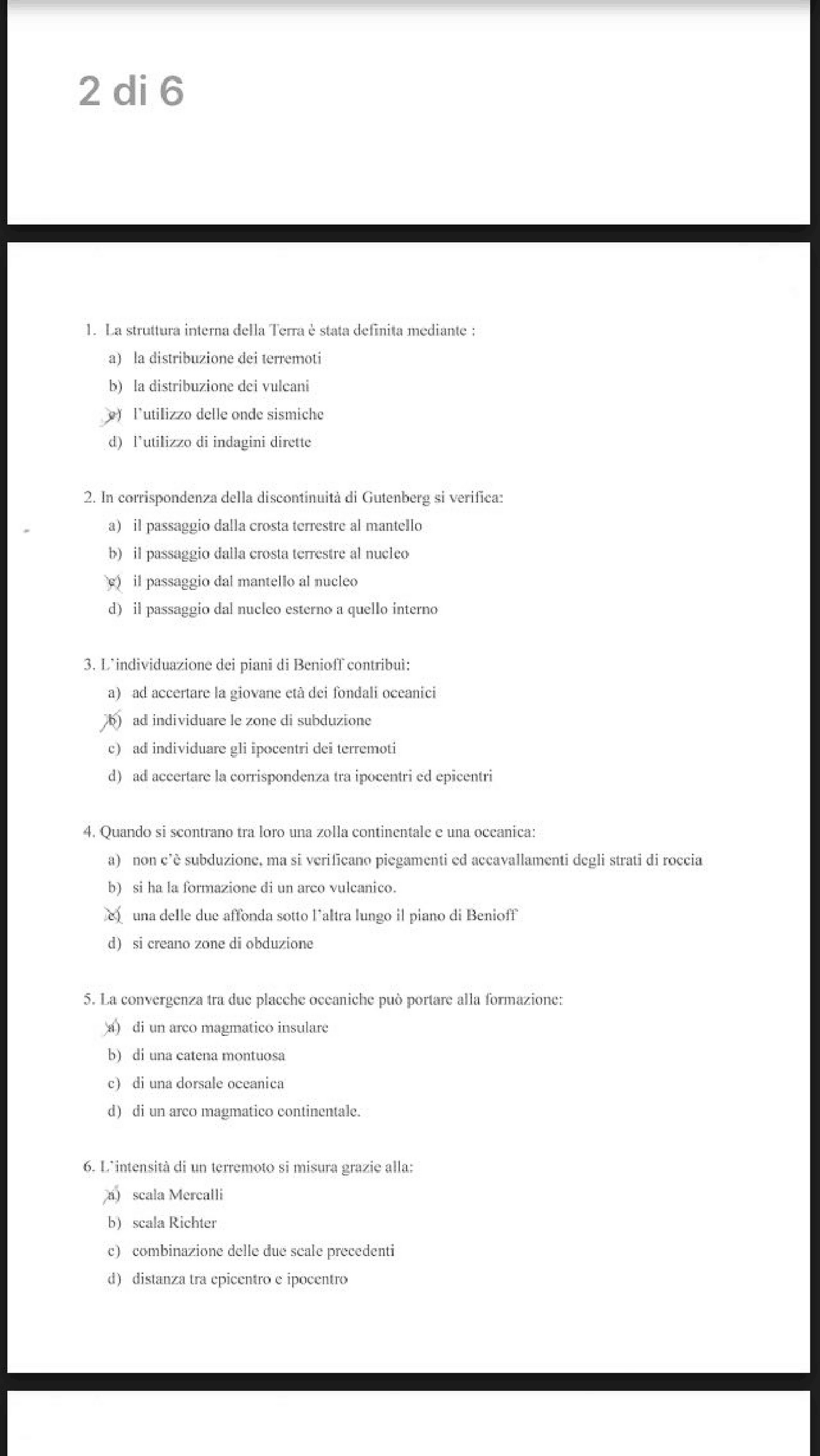 Geologia Applicata Test Prova Esamepdf Docsity