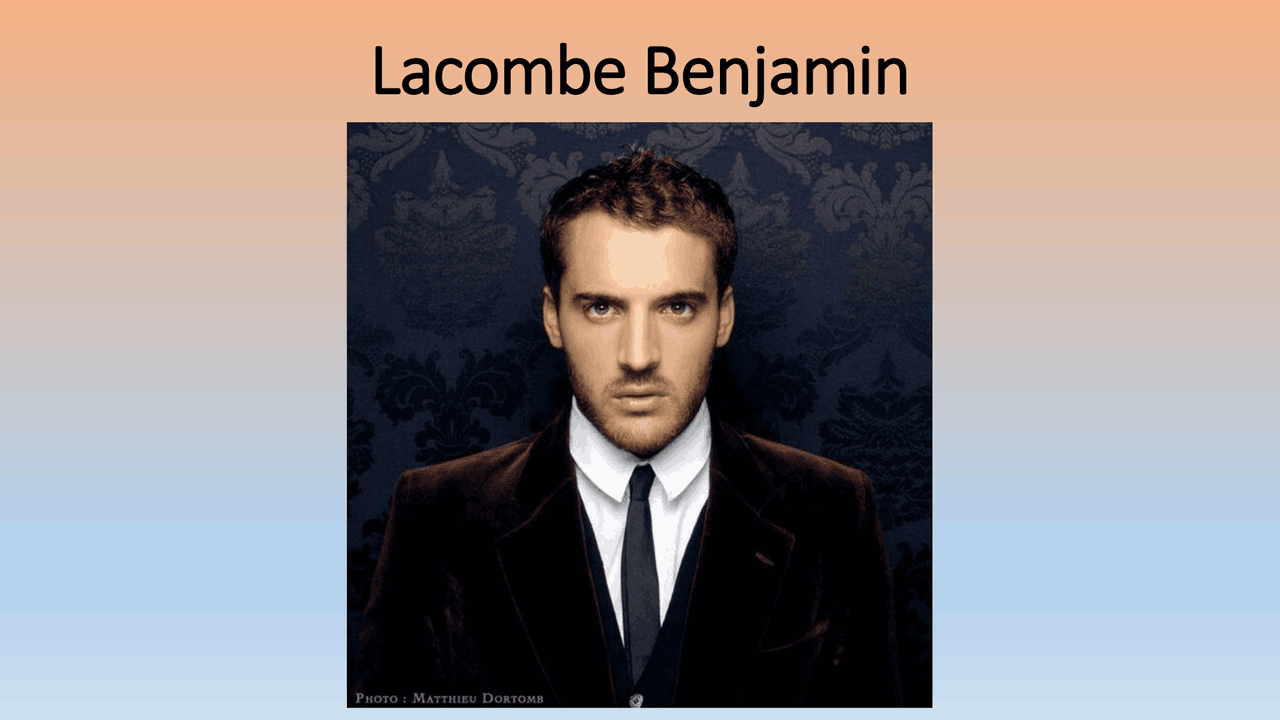 Riassunto Benjamin Lacombe Docsity