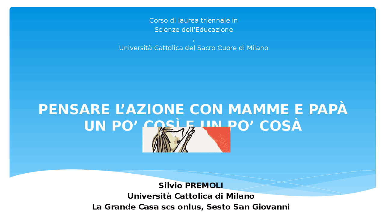 Pedagogia Sociale E Interculturale Prof Premoli Docsity